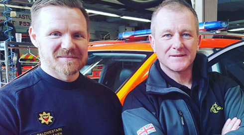 Finnish firefighters and the Finnish army train with WASP Rescue